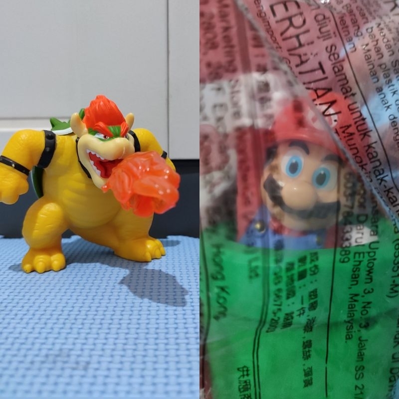 Jual Happy Meal Mario Bros Bowser & Mario pipe | Shopee Indonesia