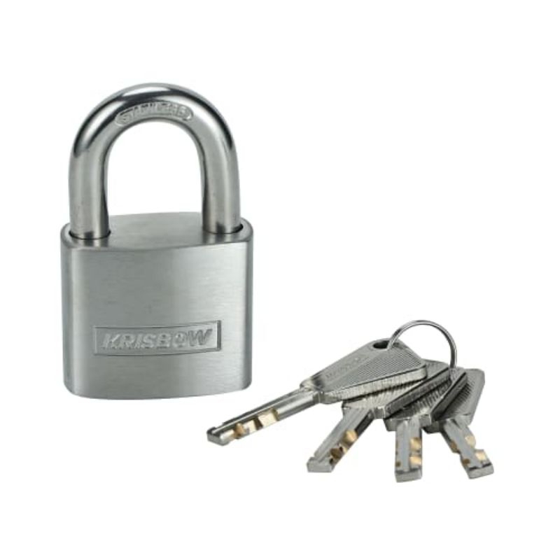 Jual Gembok Stainless Steel 4 cm Krisbow , gembok rumah , gembok pagar ...