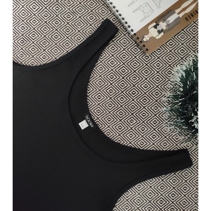 Jual Booka Lingerie Nita Tank Top Hitam | Shopee Indonesia