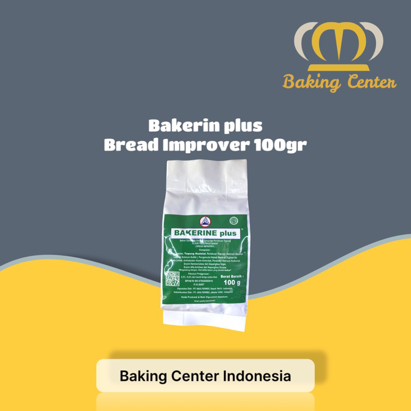 Jual Bakerine Plus Bread Improver 100gr / Pelembut Roti Bakerin Plus 100gr | Shopee Indonesia