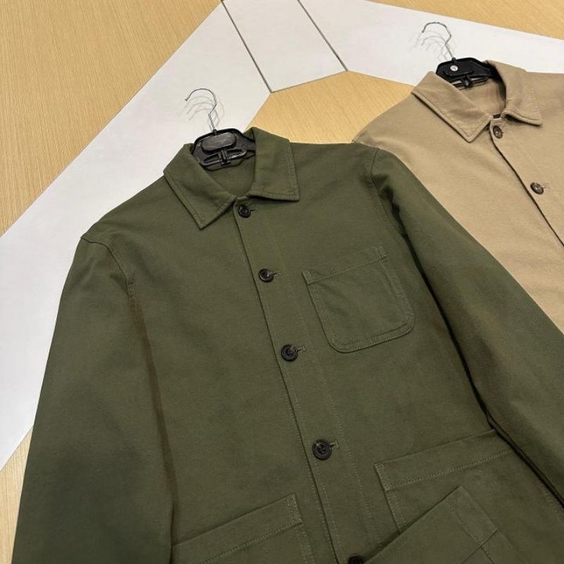 Jual UNIQLO WORK JACKET OLIVE SIZE M (KHAKI SOLD) | Shopee Indonesia