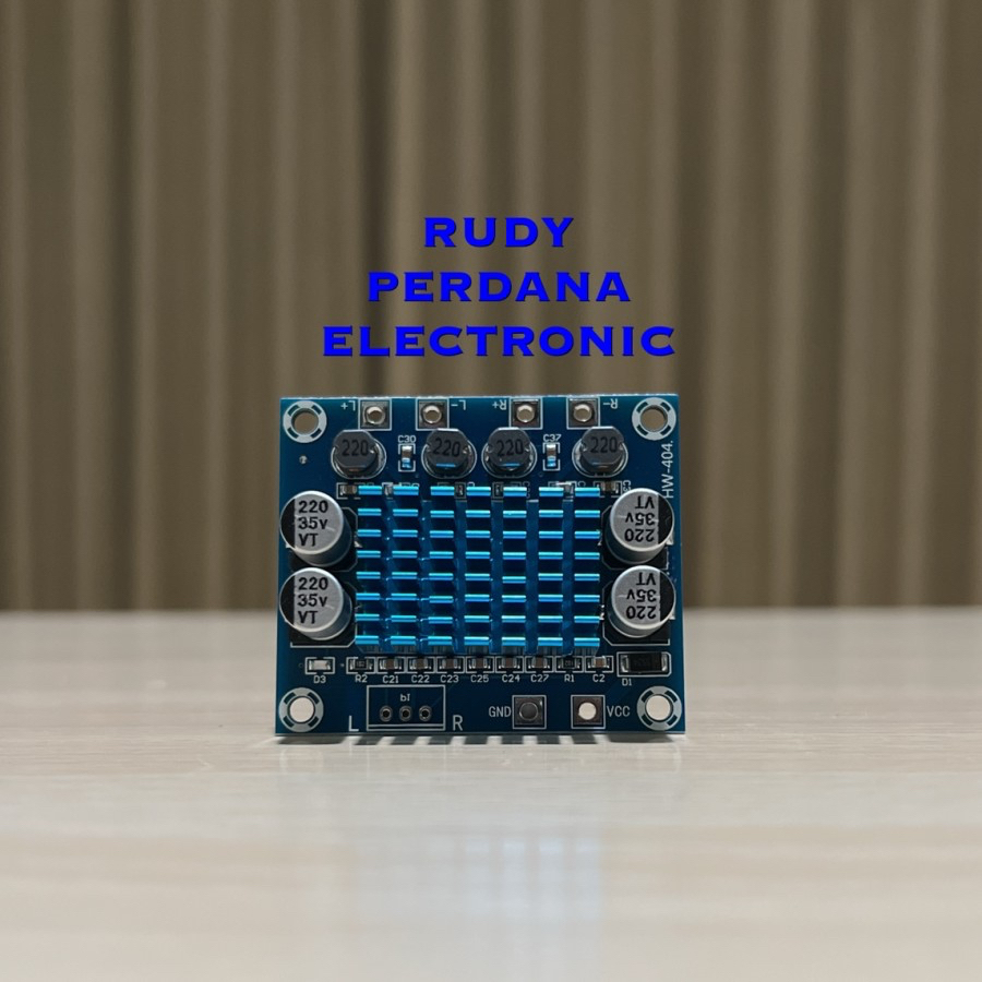 Jual PCB MODUL DIGITAL AUDIO AMPLIFIER STEREO 2 CHANNEL 30W CLASS D XH ...