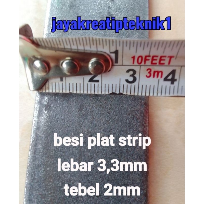 Jual BESI PLAT STRIP lebar 3cm tebal 2mm | Shopee Indonesia