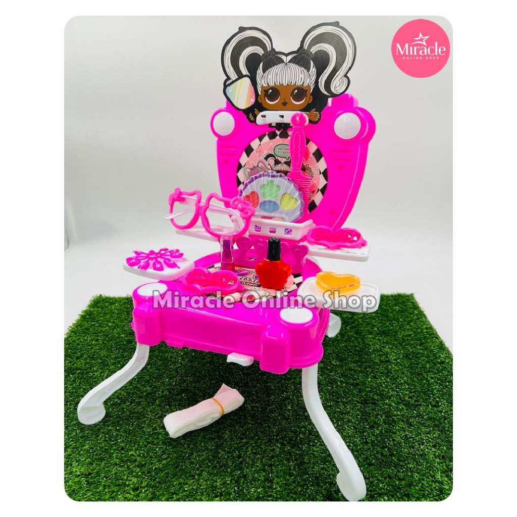 Jual MAINAN MAKE UP / MEJA RIAS KOPER TAS / MAINAN PORTABLE DRESSER ...