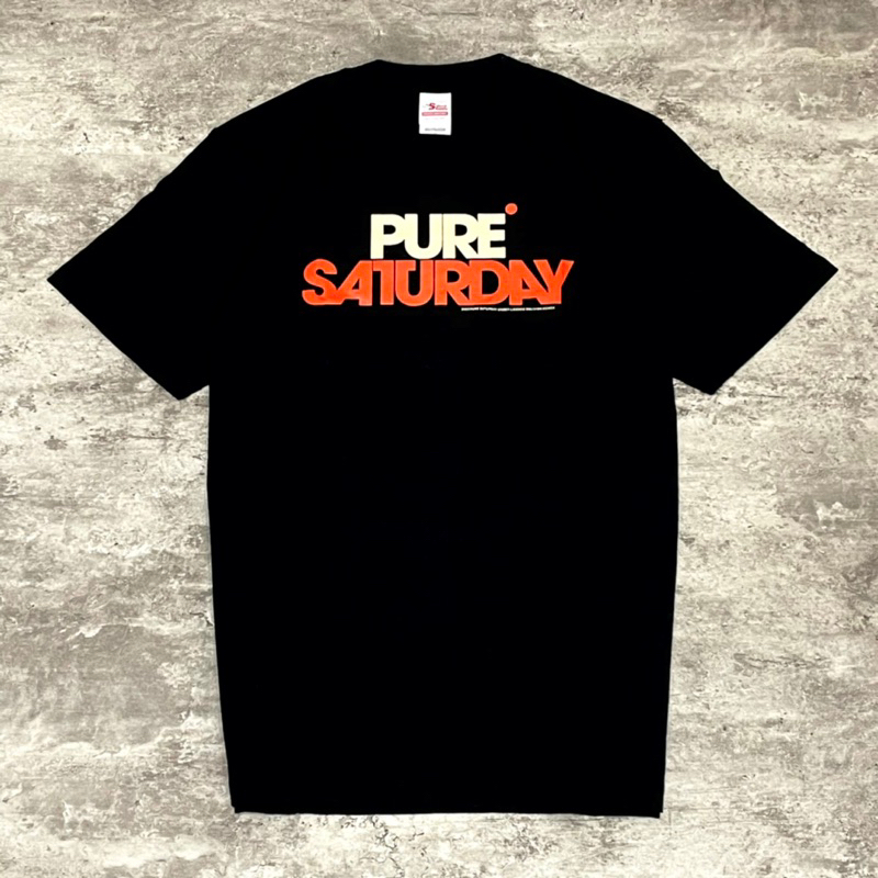 Jual Pure Saturday - Running Badge Tshirt - Black | Original ...
