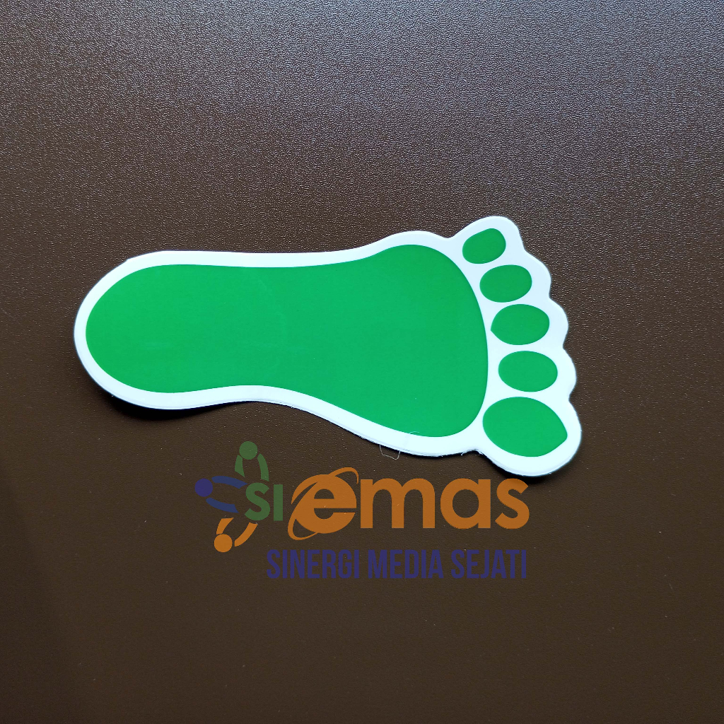 Jual Stiker Tapak Kaki Hijau | Sticker Tanda Berjalan Melangkah ...