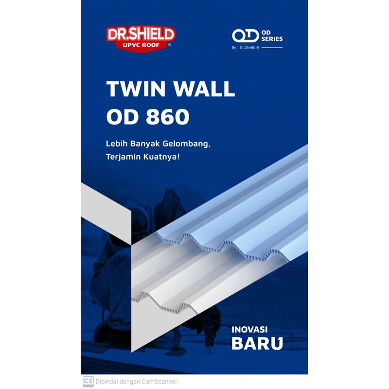 Jual Atap Upvc Dr SHIELD Eff 86 cm Free ongkir | Shopee Indonesia