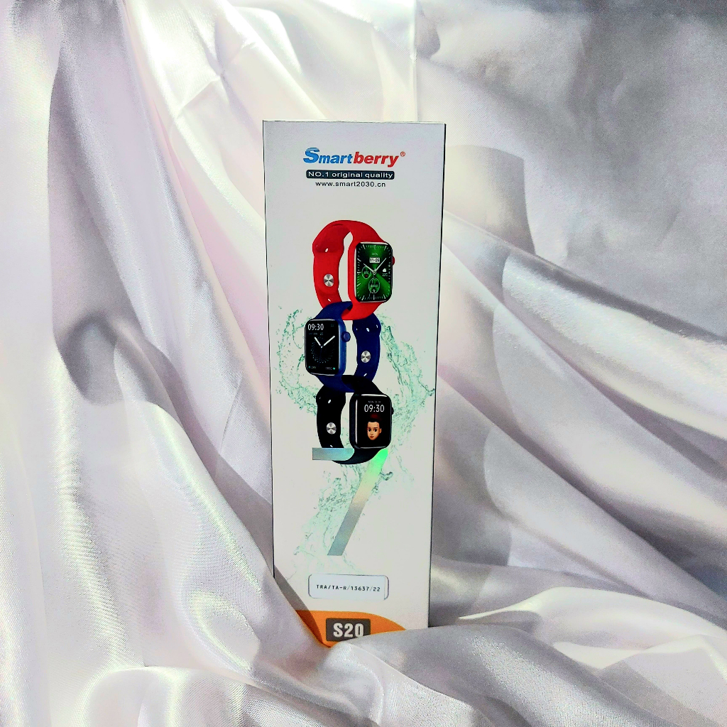 Jual SMARTBERRY JAM SMARTWATCH PRIA WANITA S20 SERIES 7 WATCH 8 ...