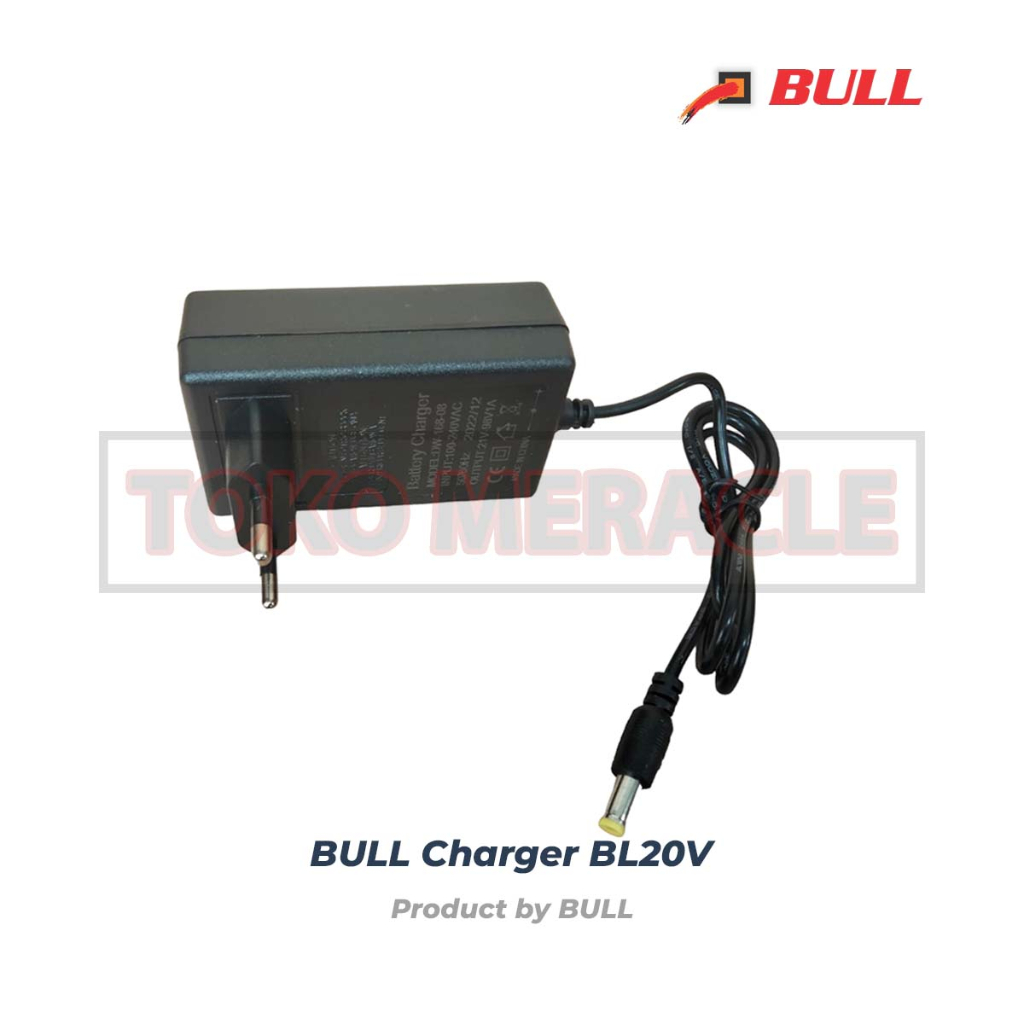 Jual BULL Charger BL20V - Cas Mesin Bor 20V BULL BL 20V 21V | Shopee ...