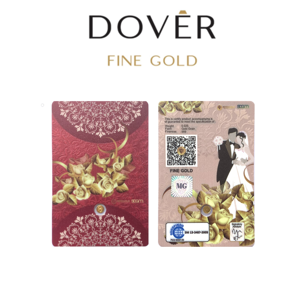 Jual Logam Mulia Emas MiniGold Mini Gold 0.025 gram Gift Series ...