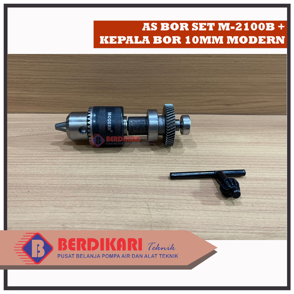 Jual As Bor + Kepala Bor 10mm M 2100B M2100B M-2100 B M 2100 B Modern ...
