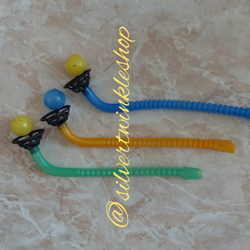 Jual Mainan edukasi anak bola umbul warna warni tiup meniup pipa ...