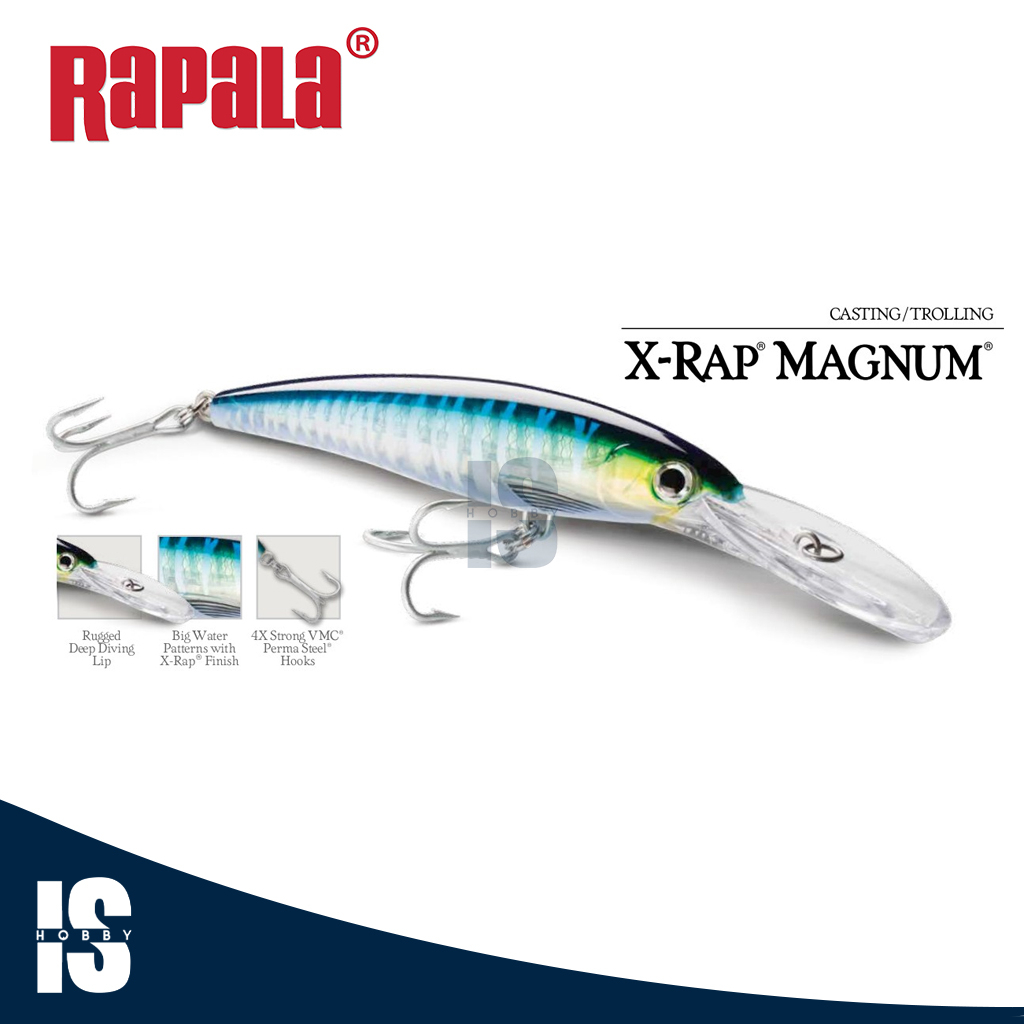 Jual Lure Umpan Minnow Rapala X-Rap Magnum 11cm 12cm 14cm XRMAG10 XRMAG15 XRMAG20 | Shopee Indonesia