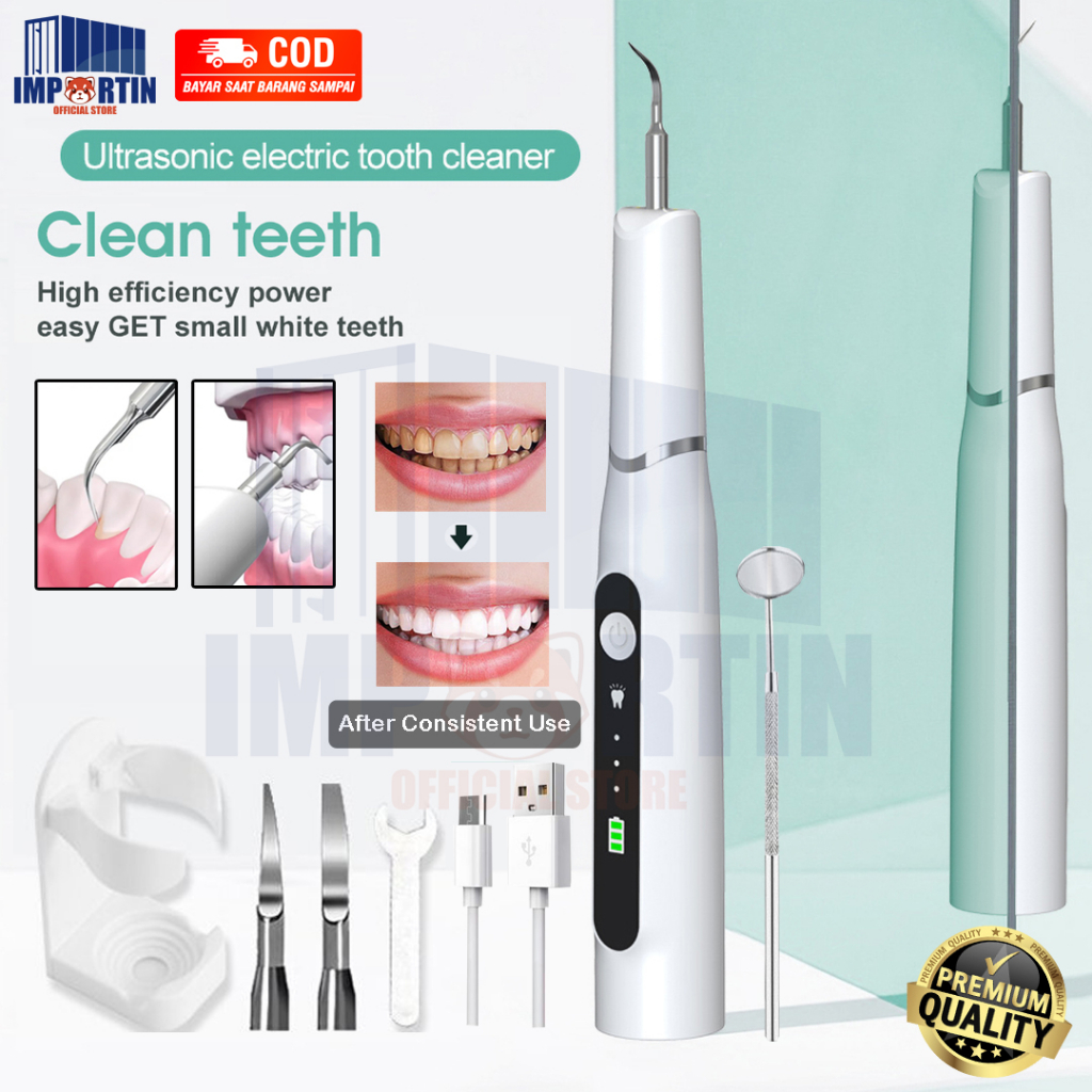 Jual Dental Scaling Alat Pembersih Karang Gigi Sonic Elektrik 1 Set 3 ...