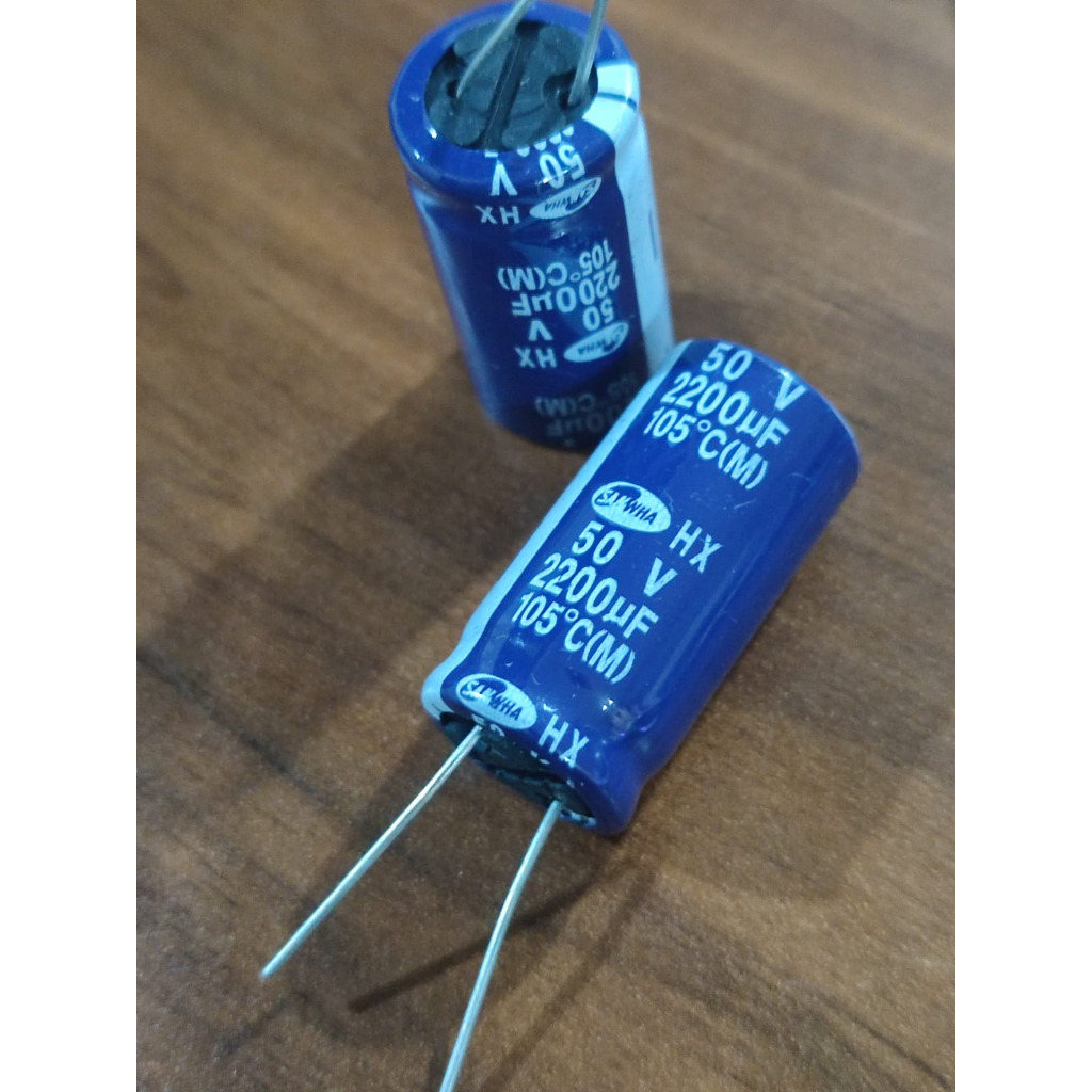 Jual Kapasitor Capacitor ELCO 2200uf 50v / 2200 uf 50 v / 2200uf/50v Elko 2200uF 50V | Shopee ...