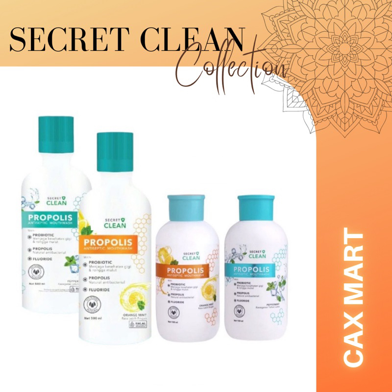 Jual SECRET CLEAN Propolis Antiseptic Mouthwash | Shopee Indonesia