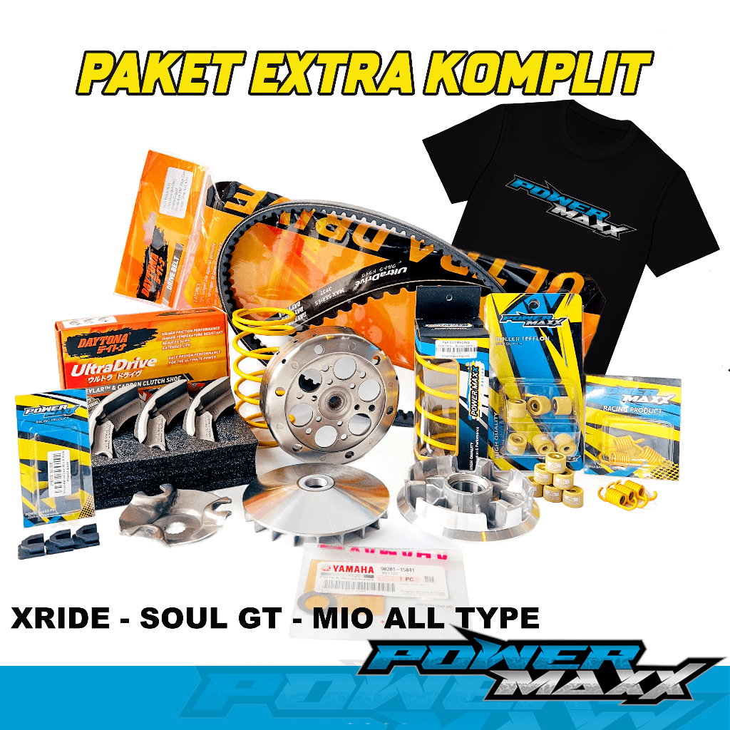 Jual PAKET KIRIAN CVT MIO SPORTY KARBU MIO J M3 UPGRADE FULL KOMPLIT NMAX VARIO PCX KIRIAN CVT ...