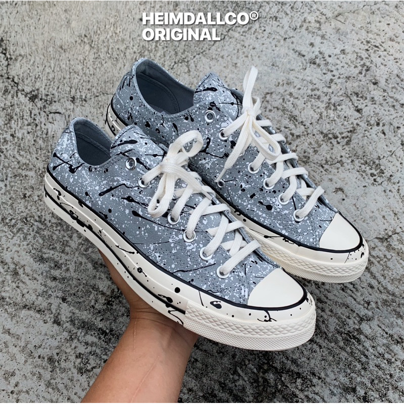 Jual CONVERSE CHUCK 70s OX PAINT SPLATTER ASH STONE ORIGINAL | Shopee ...