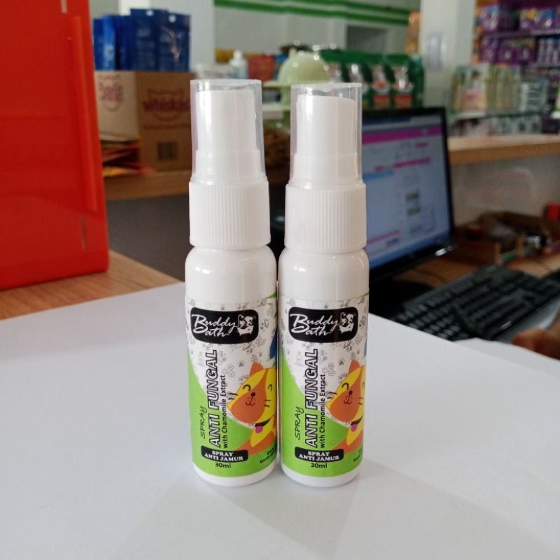 Jual Buddy Bath Anti Fungal spray 30ml | semprotan anti jamur untuk ...