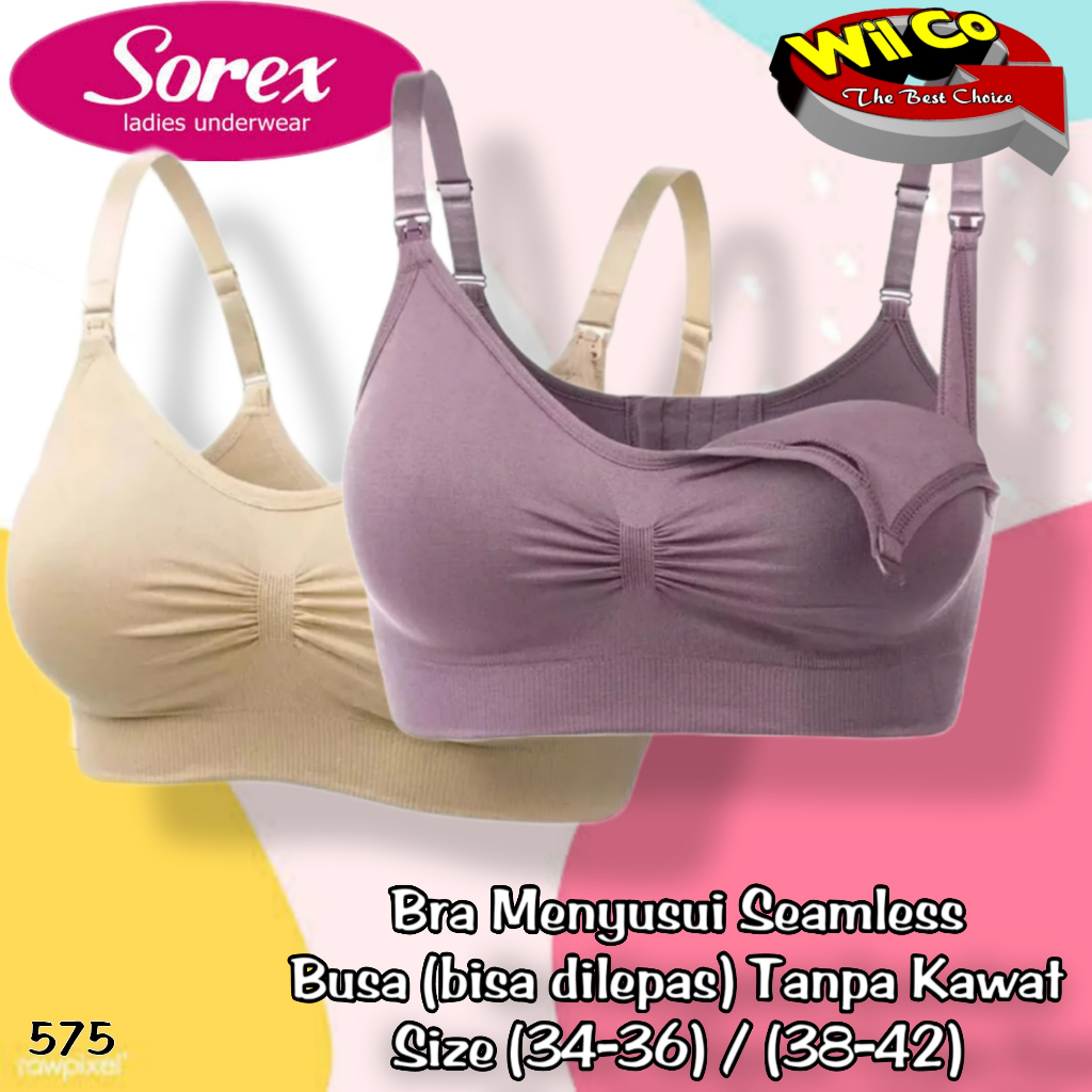 Jual K575 (1-3 Pcs) Sorex Bra Menyusui Kancing Depan Kait 3, Bh Menyusui Sorex | Shopee Indonesia