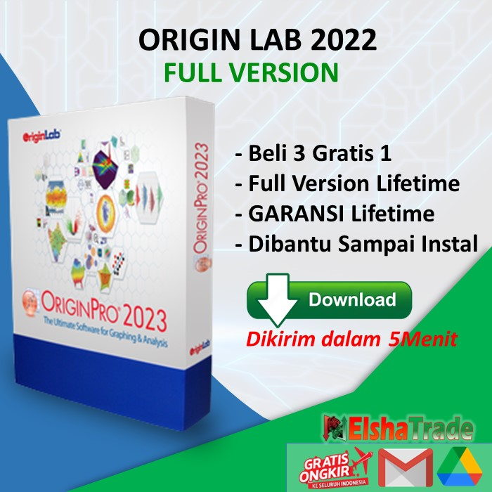 Jual OriginLab OriginPro 2022 Full version - Aplikasi Analisis Data ...