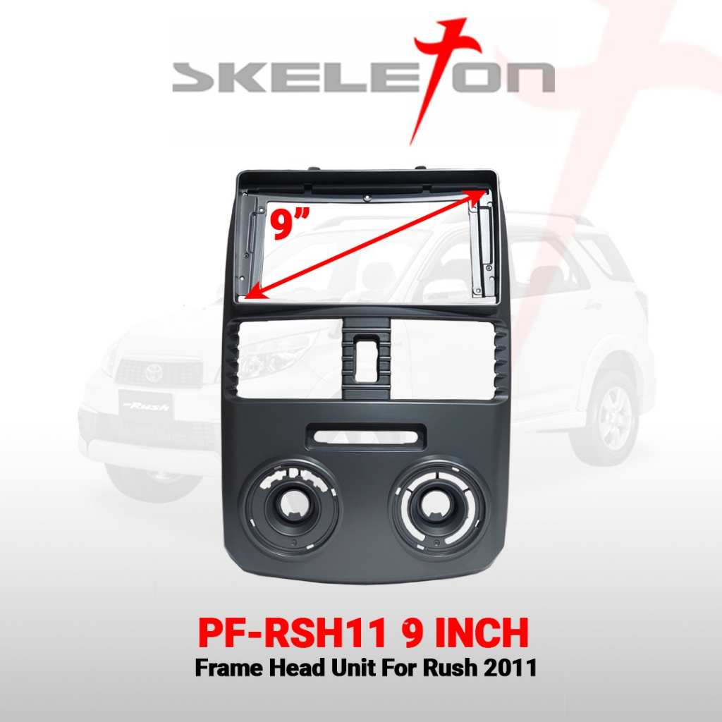 Jual Frame Head Unit 9 Inch Mobil Rush/Terios Frame Android Skeleton ...