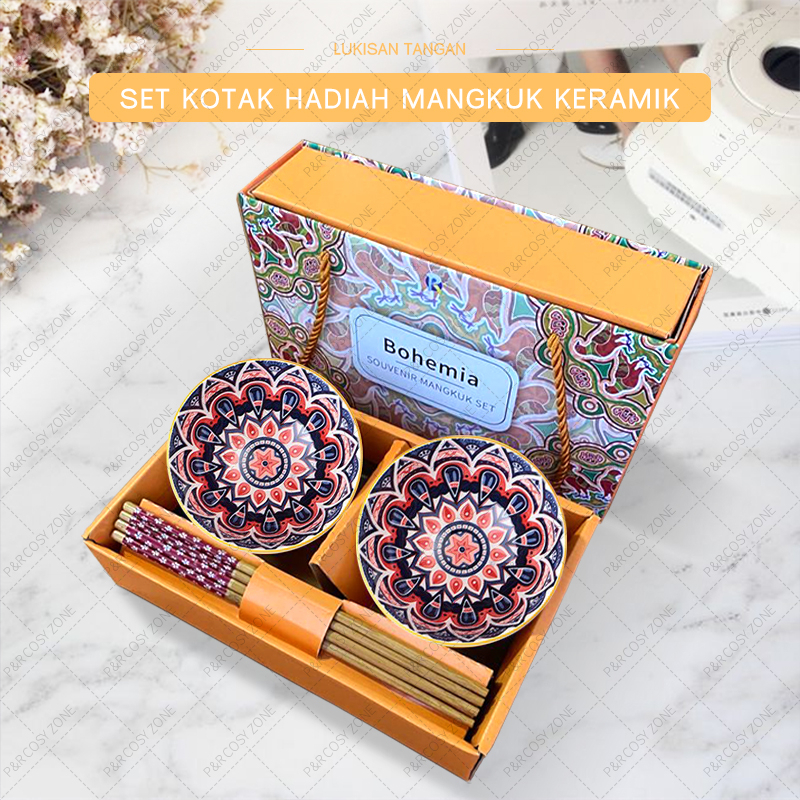 Jual iNstansday- Mangkok set premium peralatan makan porselen /Mangkok ...