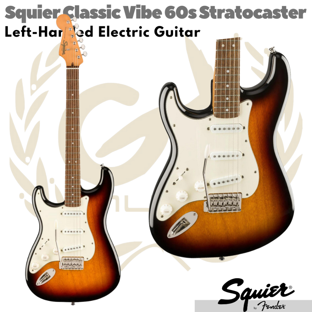 Jual SQUIER STRATOCASTER Classic V 60s Left Handed Guitar | Gitar Kidal ...