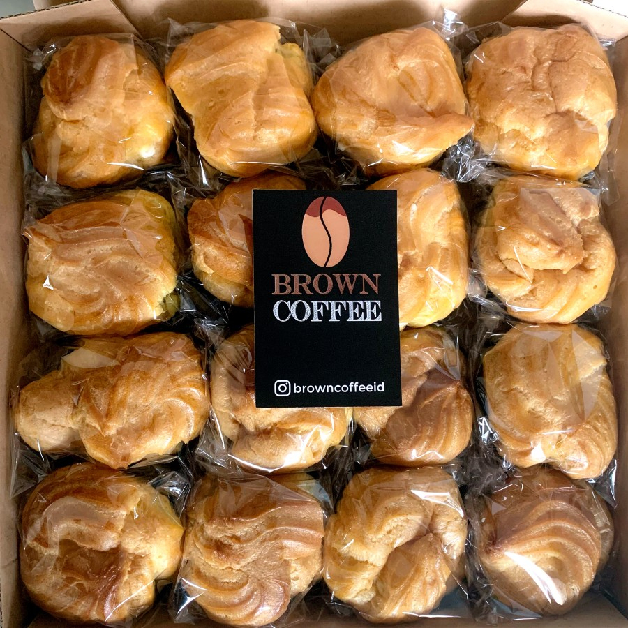 Jual Kue Soes Vla / Choux Cream / Choux Au Craquelin - 1 Box | Shopee ...