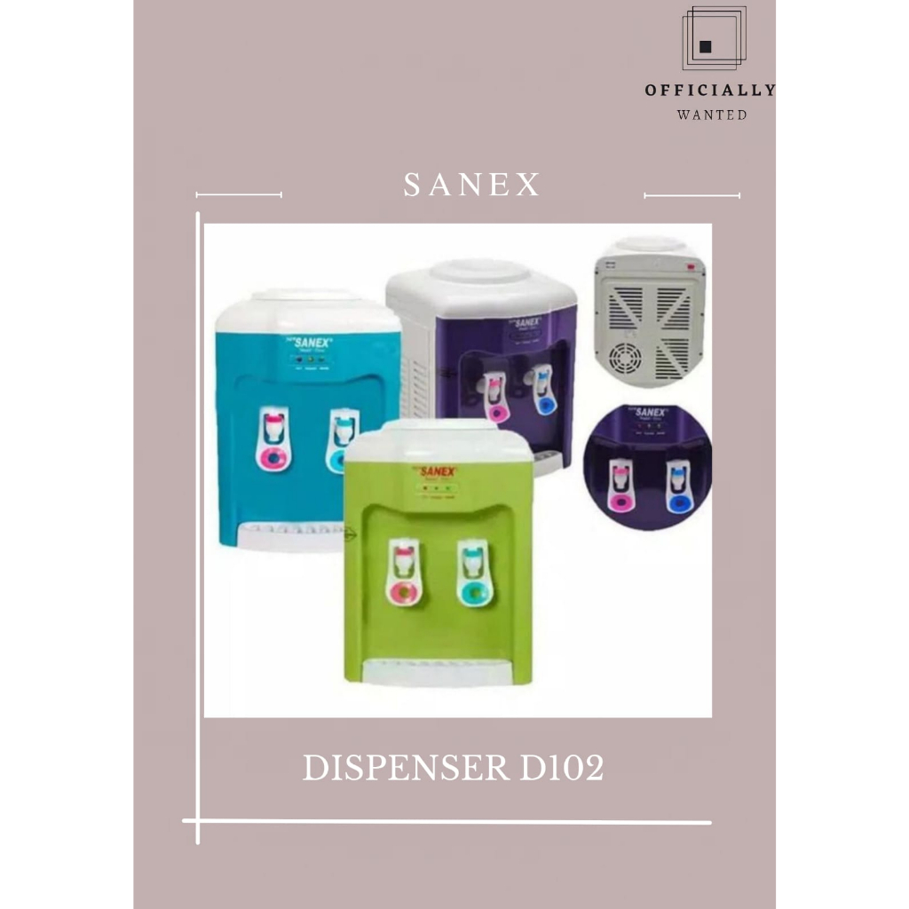 Jual SANEX Dispenser Air Galon Atas D102 Dispenser 2 Suhu ( Panas dan ...