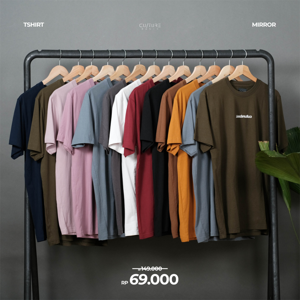 Jual Culture Basic | Mirror Tshirt (Semua Varian) | Shopee Indonesia