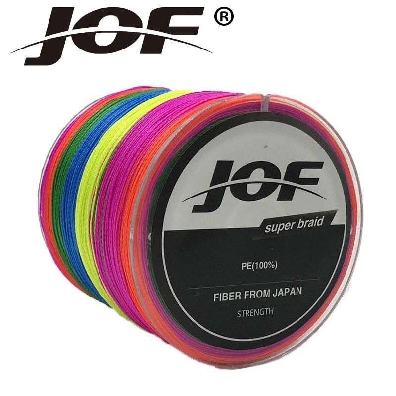 Jual senar PE JOF 4x/4untai warna warni senar pancing | Shopee Indonesia