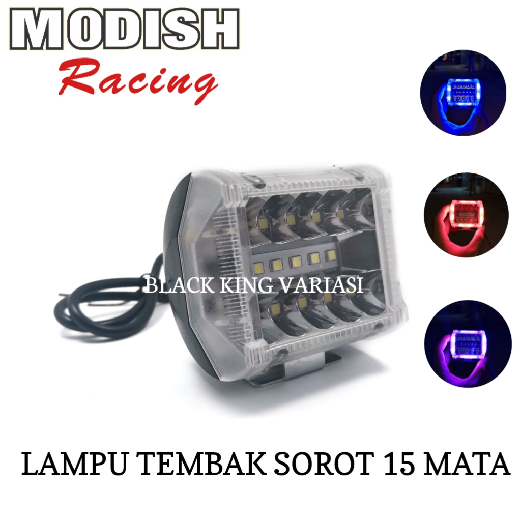Jual Lampu LED Bar Tembak Sorot Laser Gun CREE Motor Lampu Laser Plus ...