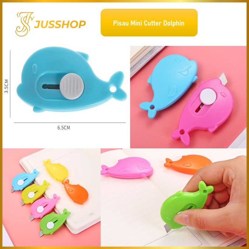 Jual Cutter Mini Motif Dolphin Pisau Kecil Model Dolphin Alat Bantu ...