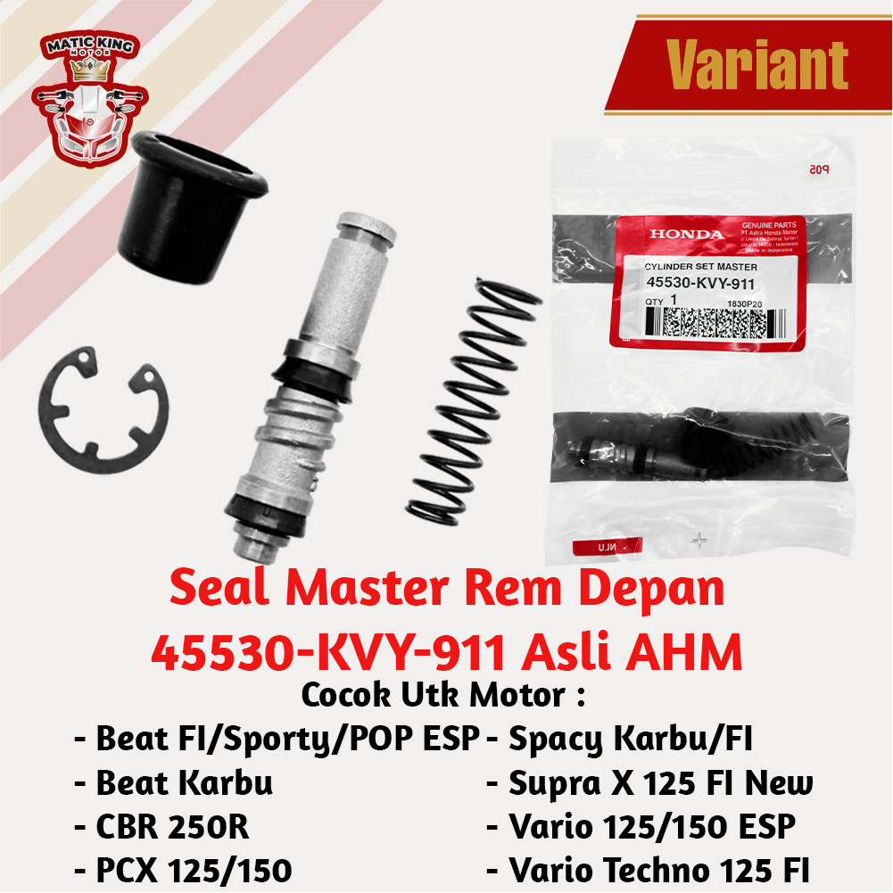 Jual Seal Master rem kit depan Beat Vario Scoopy Revo Absolute Blade ...