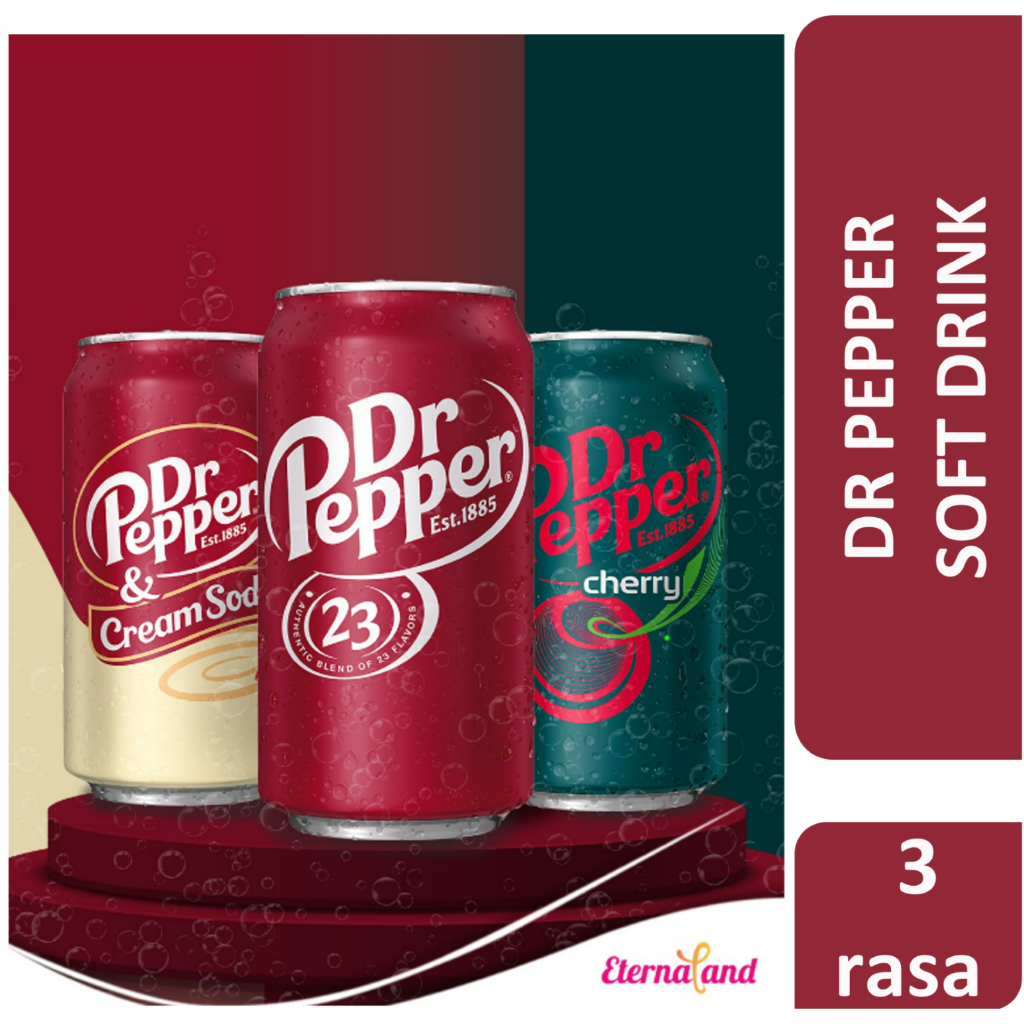 Jual Dr Pepper Soft Drink - minuman soda import 1 dus | Shopee Indonesia