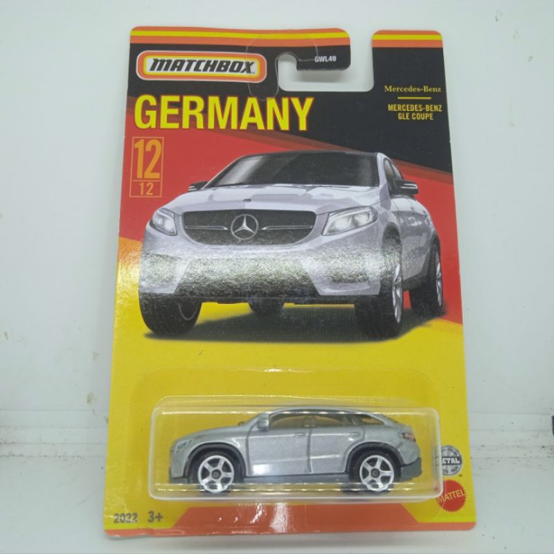 Jual matchbox mbx germany Mercedes Benz gle coupe abu gray grey ...