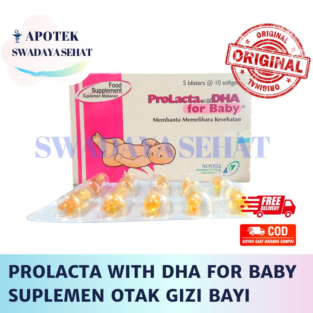 Jual PROLACTA DHA FOR BABY SOFT GEL - Suplemen Otak Multivitamin Bayi ...