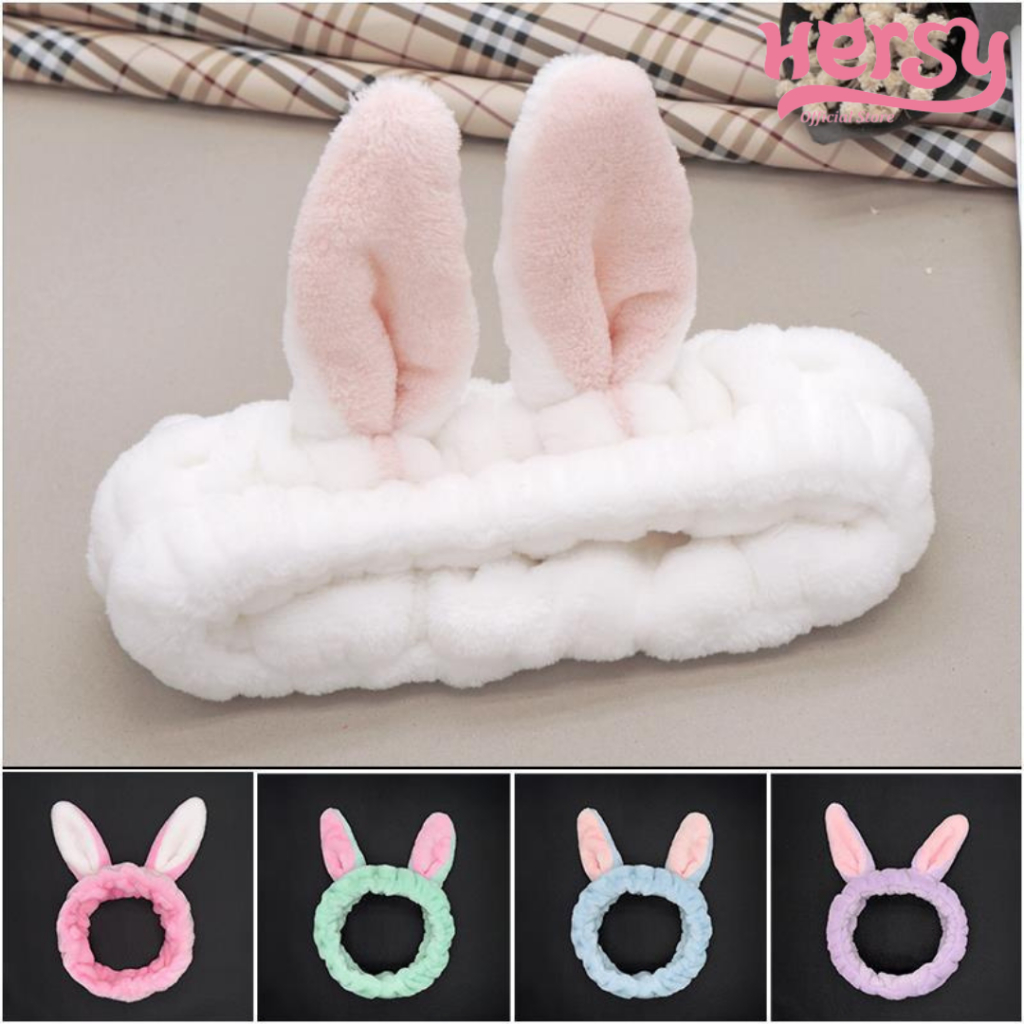 Jual Hersy officialstore - Bandana Bando Rambut Motif Kelinci Bando ...