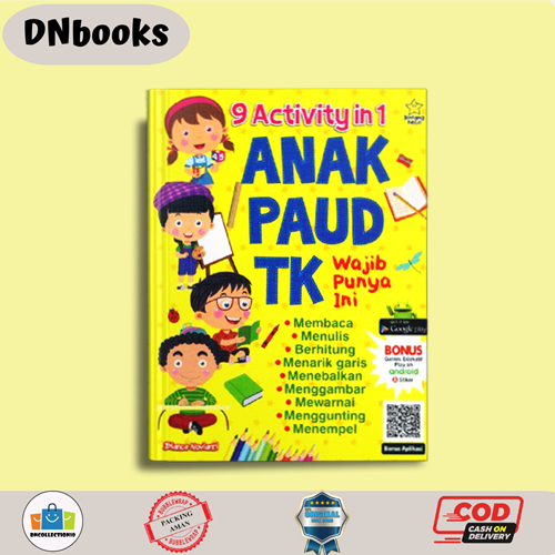 Jual BUKU ANAK TK & PAUD - 9 ACTIVITY IN 1 ANAK PAUD TK WAJIB PUNYA INI ...