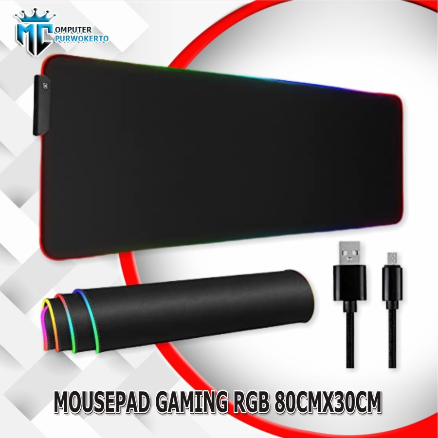 Jual Mousepad Gaming RGB Extra Large High Quality Size 80cm x 30cm ...