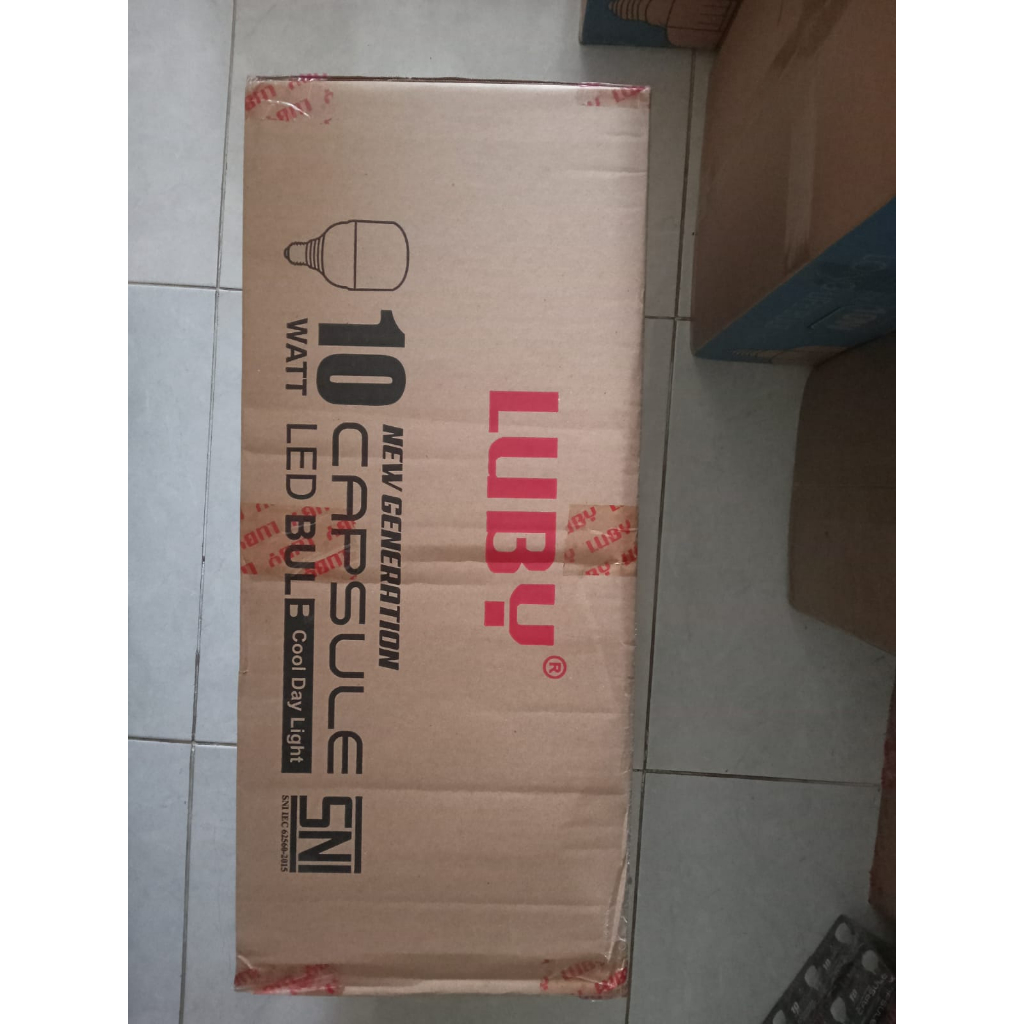 Jual Lampu LED Luby Capsule 10 Watt(1 DUS / KARTON ISI 100PCS) 10W Cahaya Putih | Shopee Indonesia