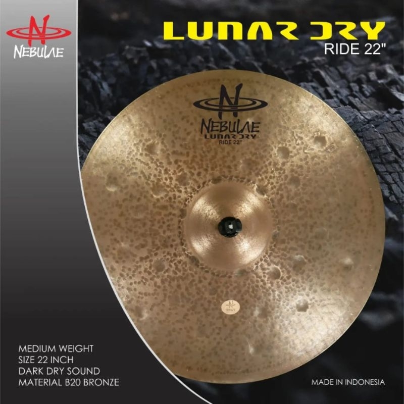 Jual Nebulae Lunar Dry Ride 22 inch Cymbal | Shopee Indonesia