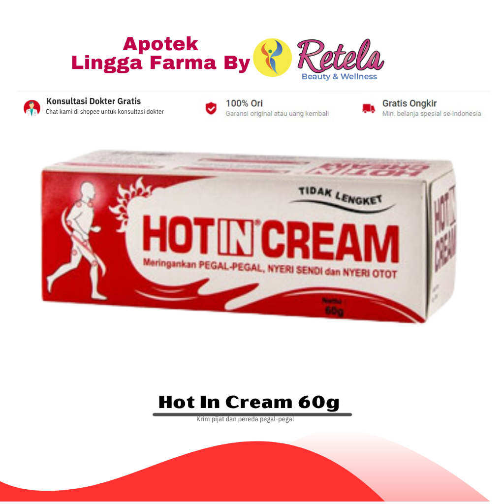 Jual HOT IN CREAM TUBE 60G (N) | Shopee Indonesia
