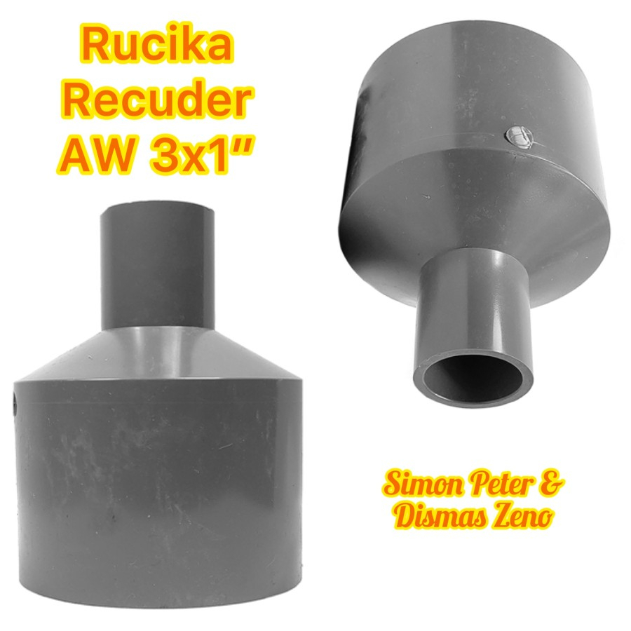 Jual RUCIKA Reducer Vlok Sock PVC AW 3” x 1” 3x1 inch utk Chlorinator ...