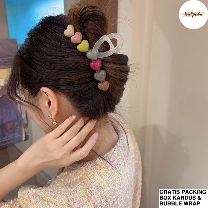 Jual CANDY 12 CM / korean hair claw jumbo / jedai rambut cepol jepitan ...