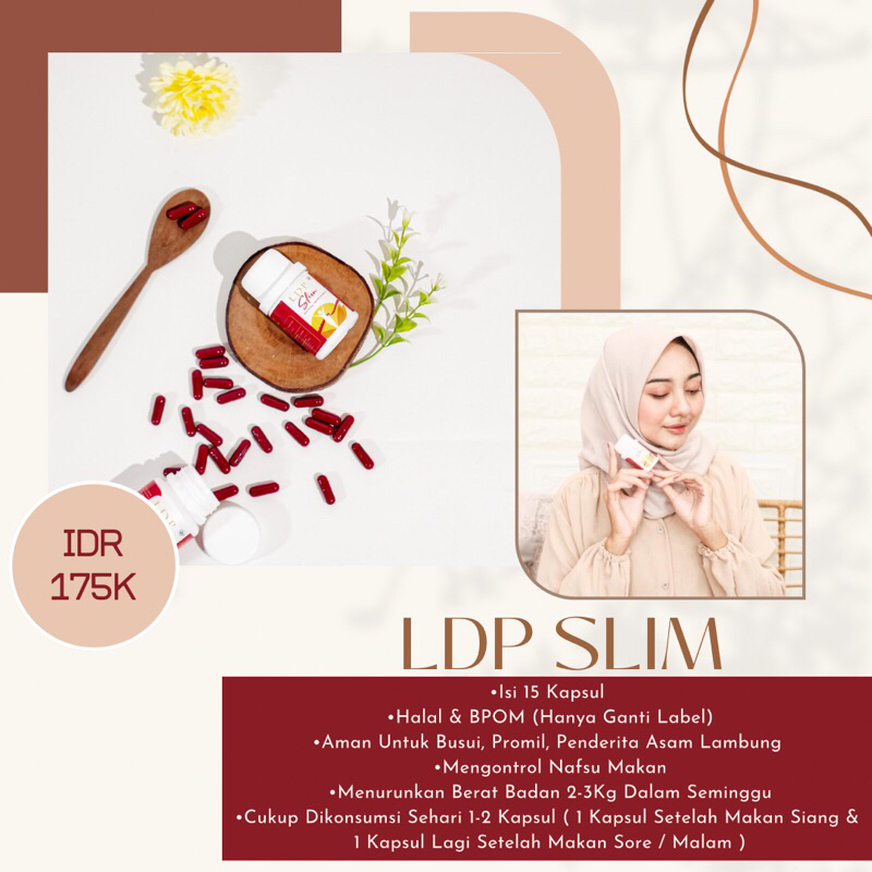 Jual OBAT DIET | LDP SLIM | ISI 15 KAPSUL | Shopee Indonesia