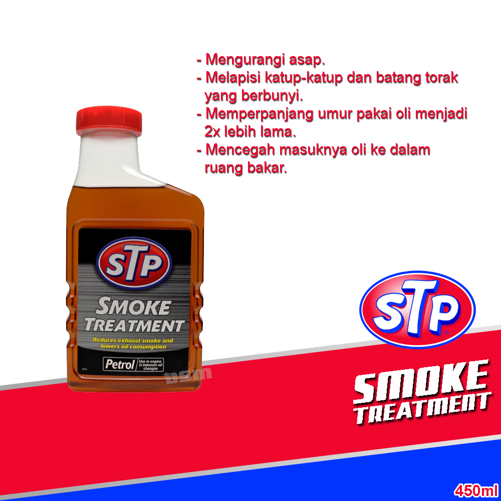 Jual STP Smoke Treatment 450ml / Kurangi Asap Knalpot Mobil Motor ...