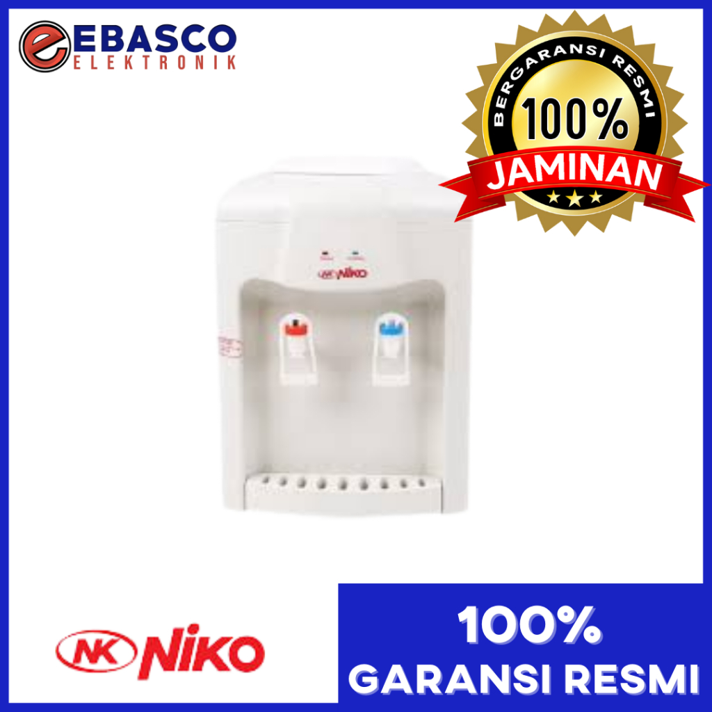 Jual NIKO Dispenser 8W Galon Atas Dengan 2 Tombol Kran Panas & Normal ...