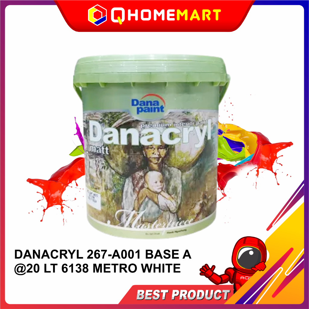 Jual Cat Tembok Interior DANAPAINT DANACRYL 20 Liter Matt | Shopee ...
